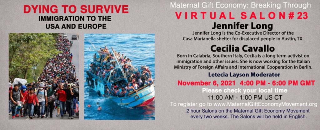 Salon #23 – Jennifer Long and Cecilia Cavallo – Maternal Gift Economy